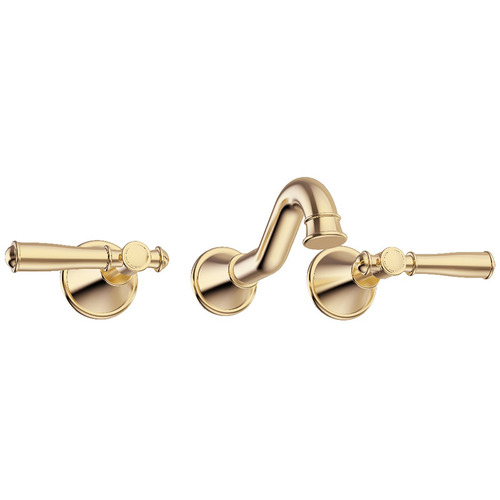 Prime Shepherds Crook Bath/Basin Wall Tap Set | Temple & Webster