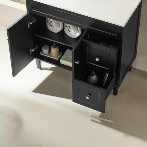 Seraphina 900mm Freestanding Single Vanity with Stone Countertop ...