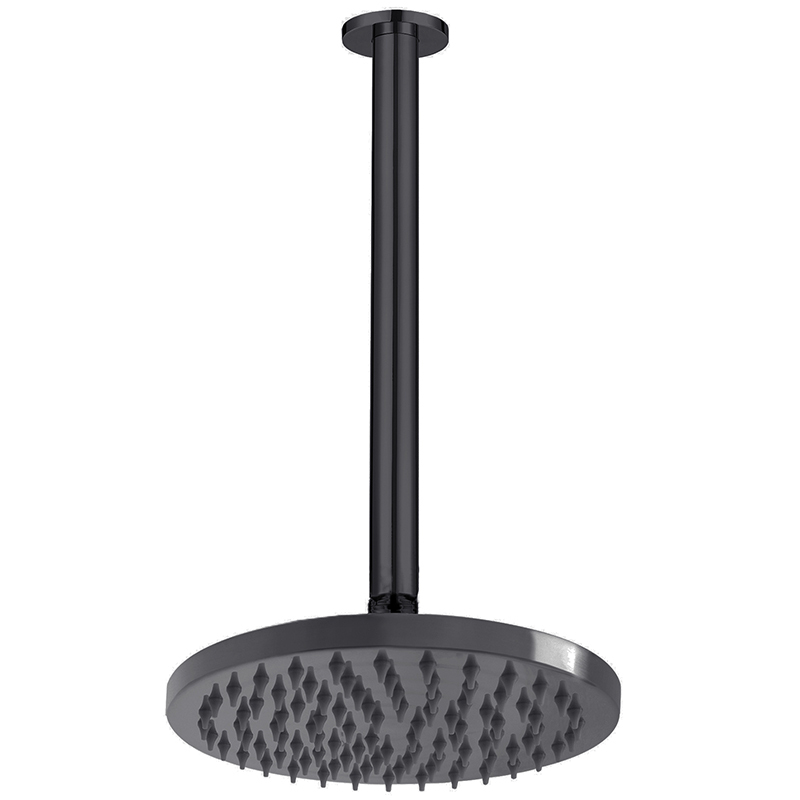 Bloom Round 200mm Ceiling Shower Arm & Head | Temple & Webster