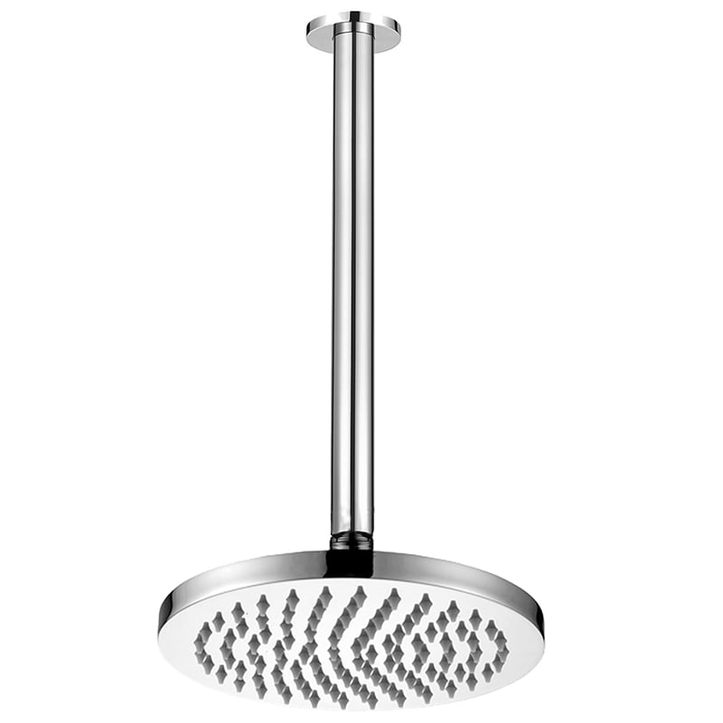 Bloom Round 200mm Ceiling Shower Arm & Head | Temple & Webster