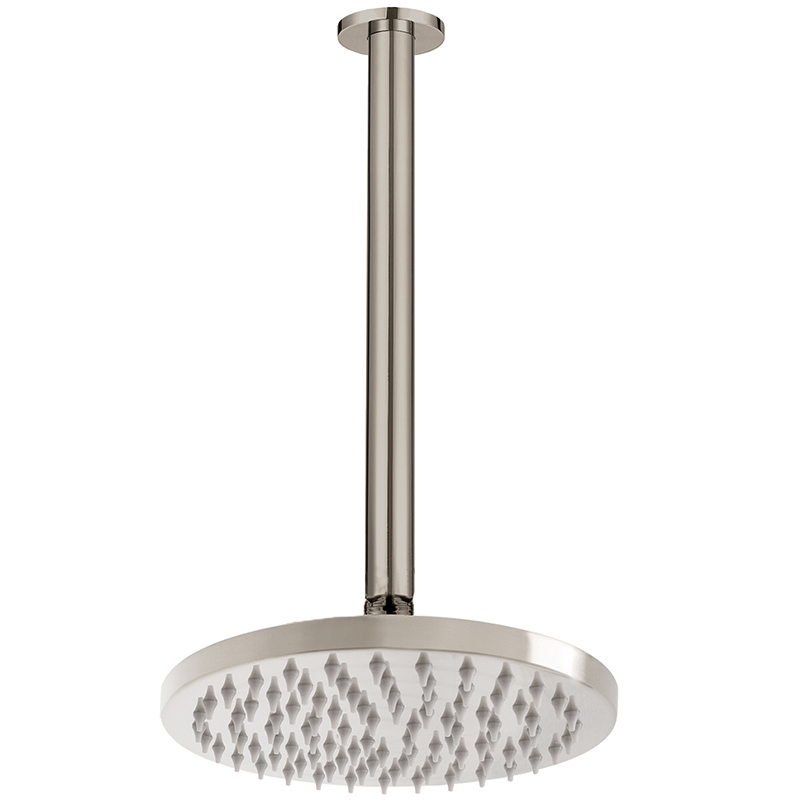 Bloom Round 200mm Ceiling Shower Arm & Head | Temple & Webster