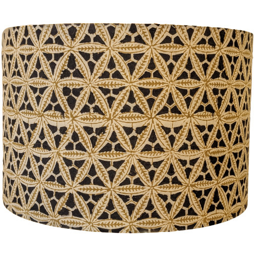 Amala Block Print Cotton Lamp Shade | Temple & Webster