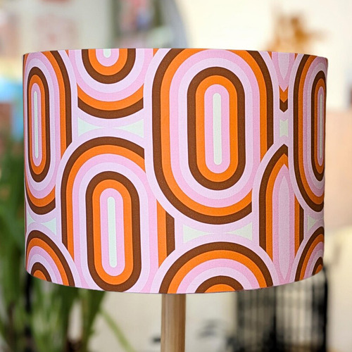Diona 70s Retro Cotton Lamp Shade | Temple & Webster