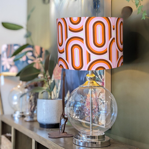 Diona 70s Retro Cotton Lamp Shade | Temple & Webster