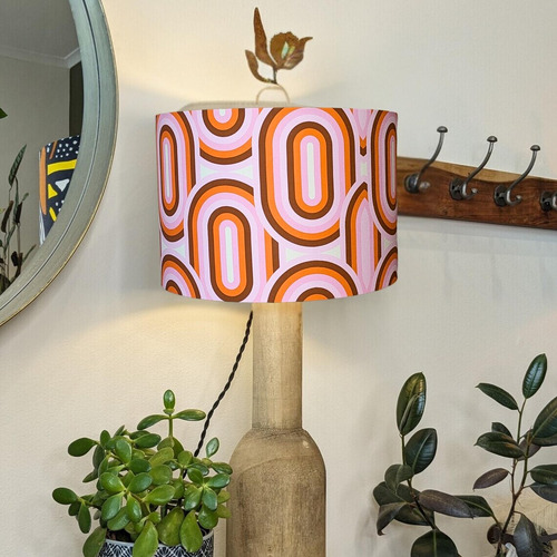 Diona 70s Retro Cotton Lamp Shade | Temple & Webster