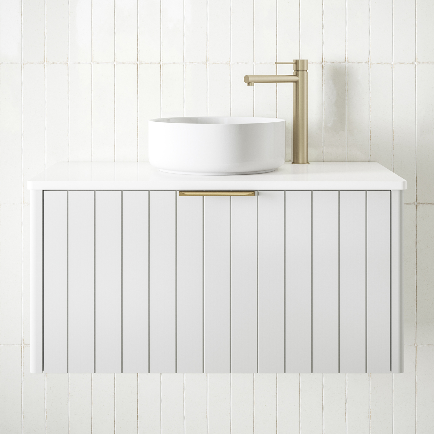 Saba 900mm Wall Hung Single Vanity Unit | Temple & Webster