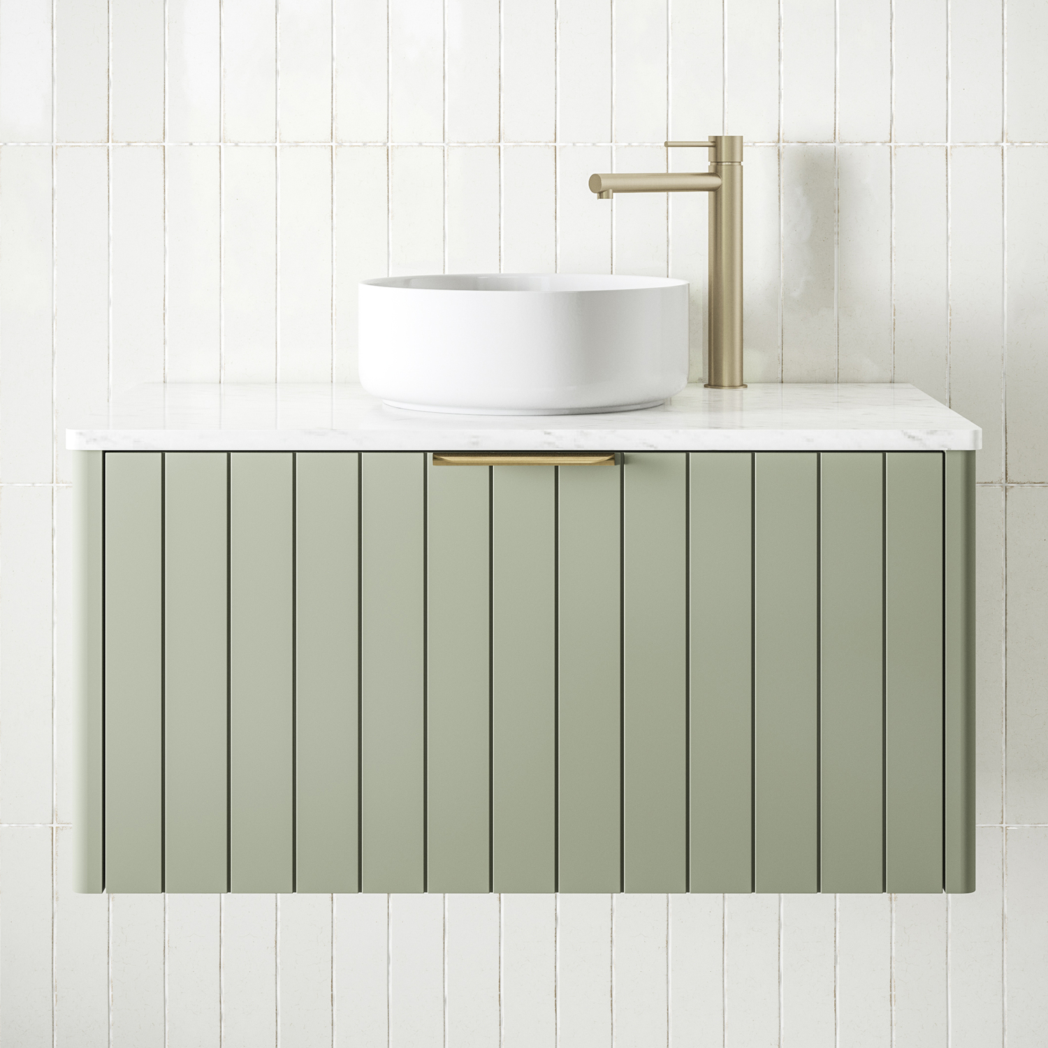 Saba 900mm Wall Hung Single Vanity Unit | Temple & Webster