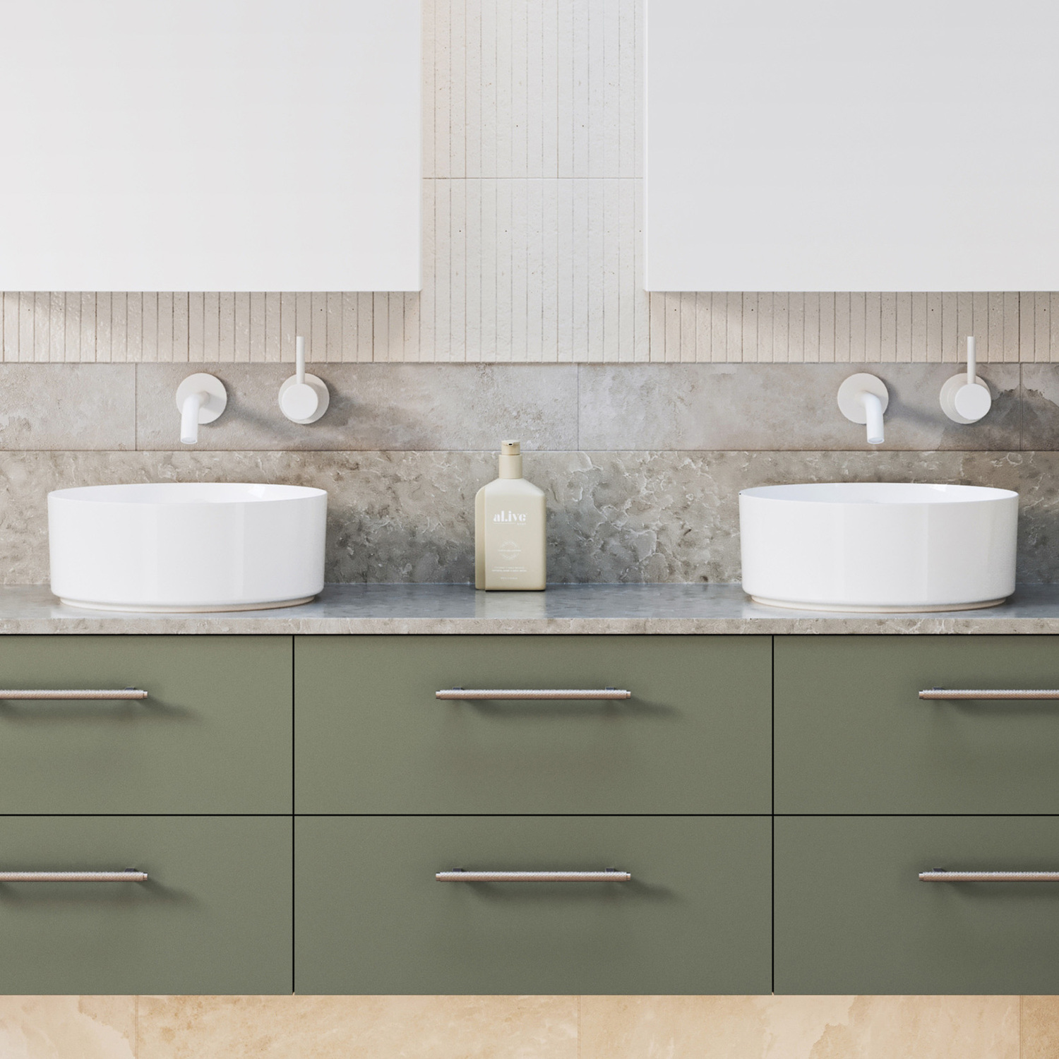 Hazel 360mm Gloss White Above Counter Basin | Temple & Webster
