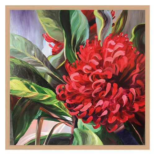 Art Prints Unique Waratah Printed Wall Art | Temple & Webster