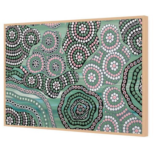 Art Prints Unique Mint Bahna Gratitude Canvas Wall Art | Temple & Webster