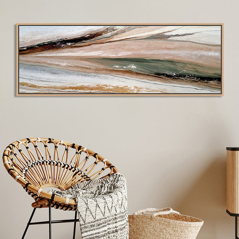 Organic Mineral Flow II Canvas Wall Art | Temple & Webster