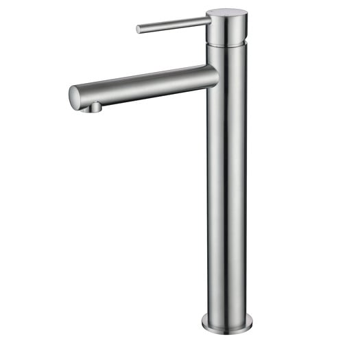 TiagoTapware Avalon Mini Brass High Rise Basin Mixer | Temple & Webster