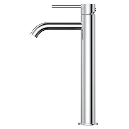 TiagoTapware Avalon Mini High Rise Curved Basin Mixer | Temple & Webster