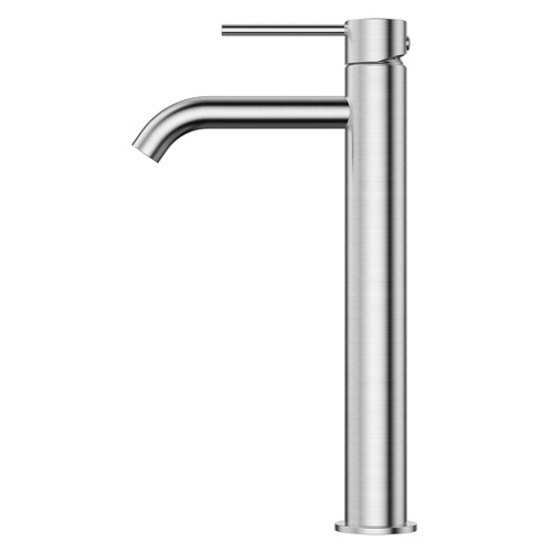 TiagoTapware Avalon Mini High Rise Curved Basin Mixer | Temple & Webster