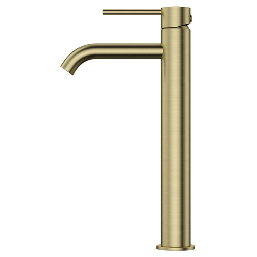 TiagoTapware Avalon Mini High Rise Curved Basin Mixer | Temple & Webster