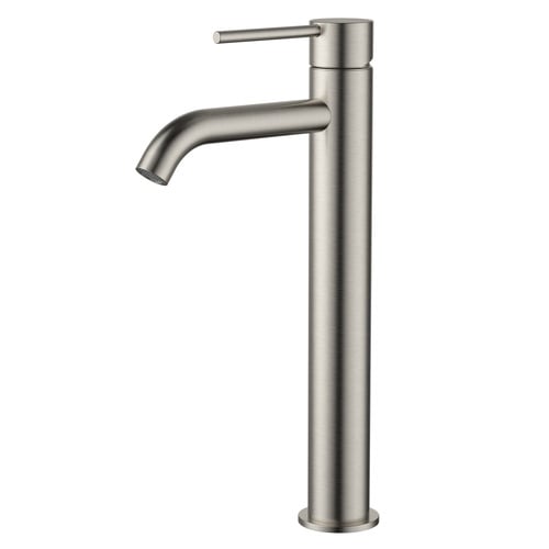 TiagoTapware Avalon Mini High Rise Curved Basin Mixer | Temple & Webster