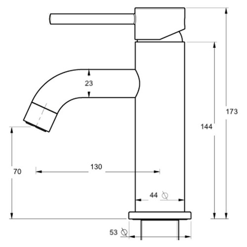 City Life Inox Basin Mixer Tap | Temple & Webster