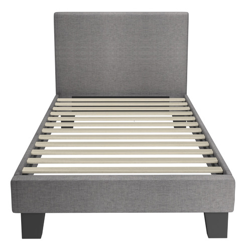 LivingFusion Alonzo Upholstered Bed Frame | Temple & Webster