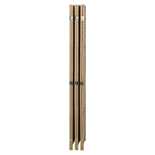 LivingFusion 6 Panel Shyla Pine Wood Room Divider | Temple & Webster