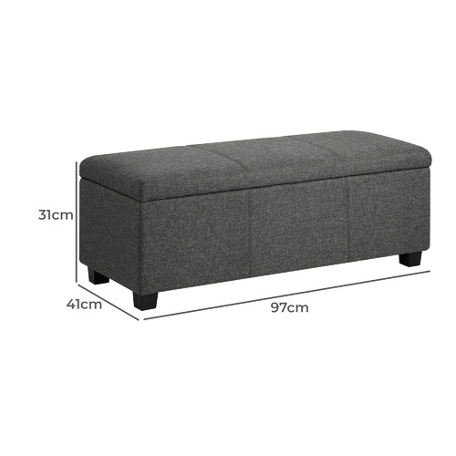 Birch Storage Ottoman Bench | Temple & Webster