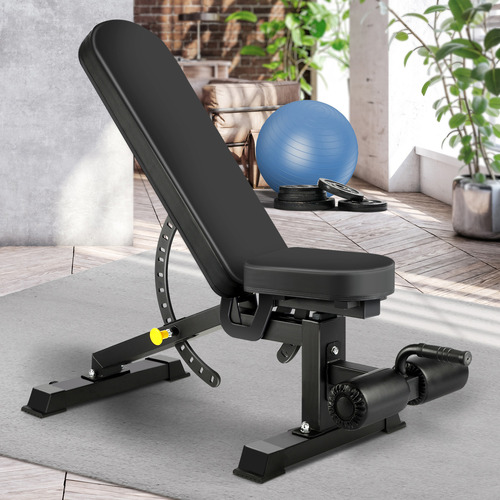 LivingFusion Cohen Adjustable Weight Bench | Temple & Webster