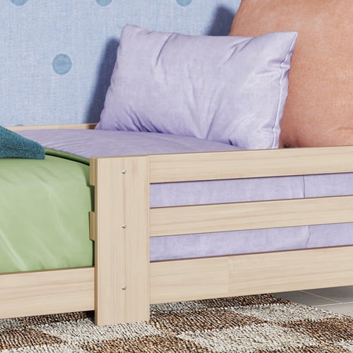 LivingFusion Kids' Yumi Pine Wood House Bed Single | Temple & Webster