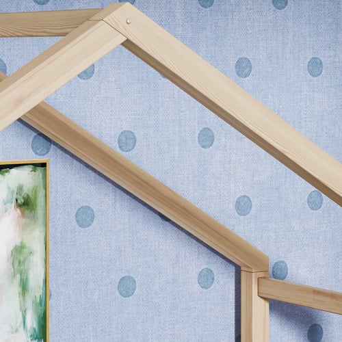 LivingFusion Kids' Yumi Pine Wood House Bed Single | Temple & Webster