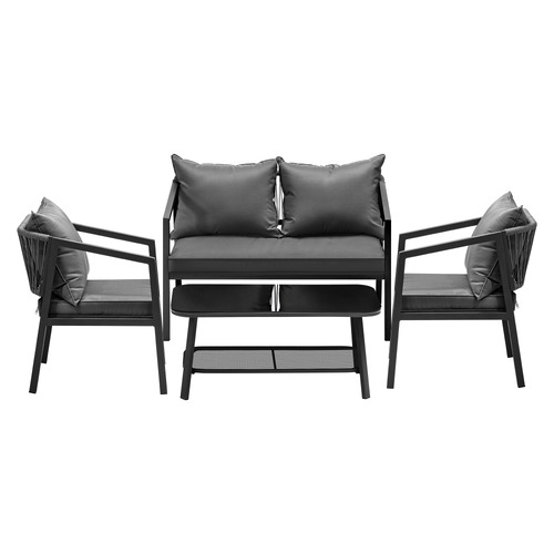 LivingFusion 4 Seater Chiara Outdoor Lounge Set | Temple & Webster