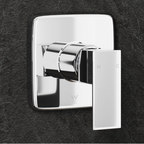 LivingFusion Patrizia Square Bath/Shower Mixer | Temple & Webster