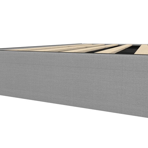 LivingFusion Grey Schubert Bed Base | Temple & Webster