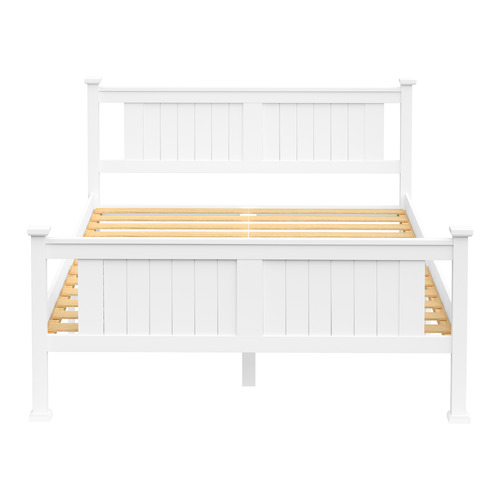 LivingFusion Clara Pine Wood Bed Frame | Temple & Webster