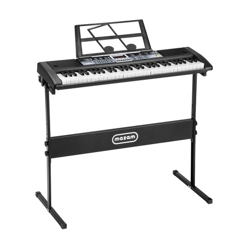 LivingFusion Cleon Kids' 61 Keys Electronic Keyboard with Stand ...