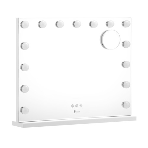 LivingFusion Gerver Steel LED Mirror | Temple & Webster