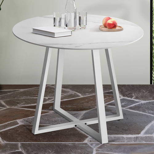 LivingFusion Tracy Stone Outdoor Dining Table | Temple & Webster