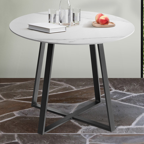 LivingFusion Tracy Stone Outdoor Dining Table | Temple & Webster