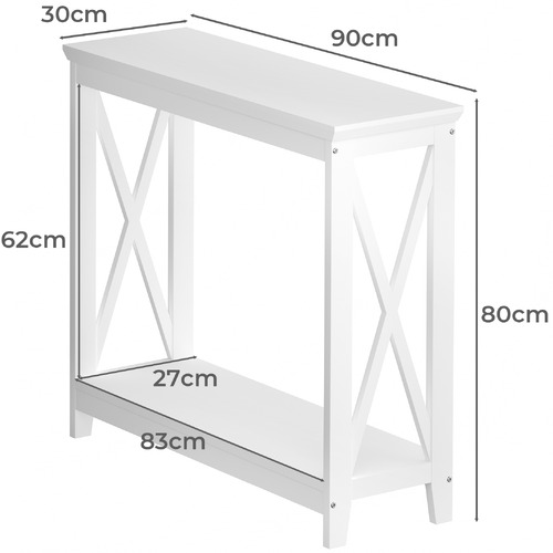 LivingFusion Camby 2 Tier Console Table | Temple & Webster