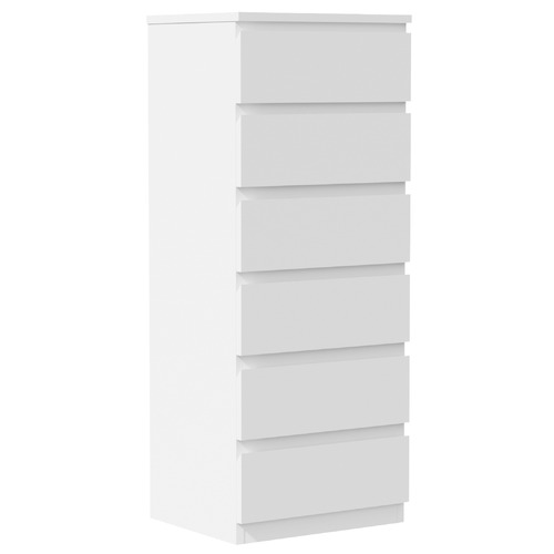 LivingFusion Jobelle 6 Drawer Tallboy | Temple & Webster