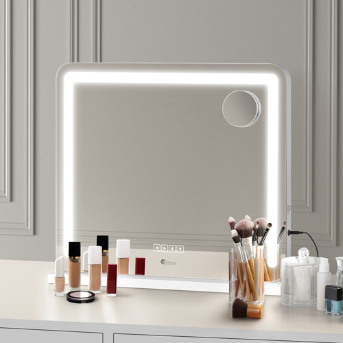 Theron LED Make-Up Mirror with Bluetooth | Temple & Webster