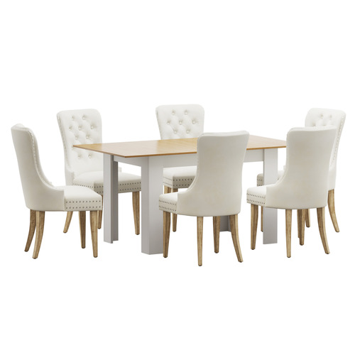 Chandria Extendable Dining Table & Chair Set | Temple & Webster