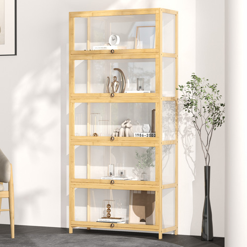 Bailey 5 Tier Display Cabinet | Temple & Webster