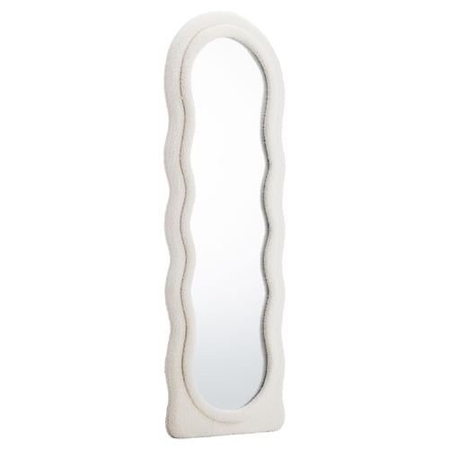 LivingFusion Verity Boucle Full Length Mirror | Temple & Webster