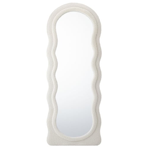 LivingFusion Verity Boucle Full Length Mirror | Temple & Webster