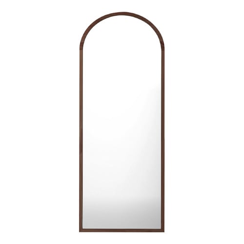 LivingFusion 166cm Brown Lucille Full Length Mirror | Temple & Webster