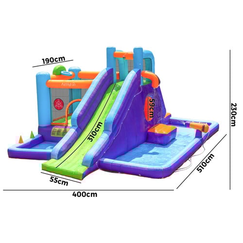 LivingFusion Shaggy Inflatable Water Play Centre | Temple & Webster