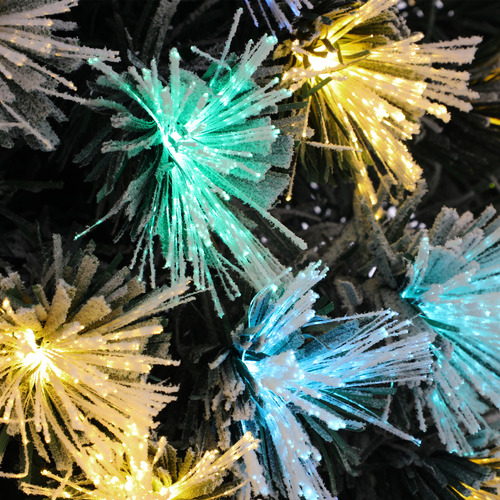 LivingFusion 180cm Holly Evergreen LED Christmas Tree | Temple & Webster