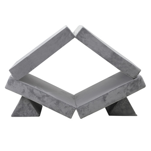 LivingFusion 4 Piece Kids' Brooklyn Modular Play Sofa Set | Temple ...