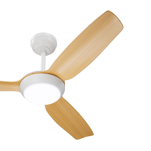 LivingFusion Hodson 132cm DC Ceiling Fan with LED Light & Remote ...