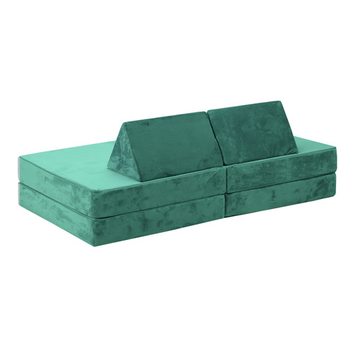 LivingFusion 4 Piece Kids' Tillie Modular Play Sofa Set | Temple & Webster