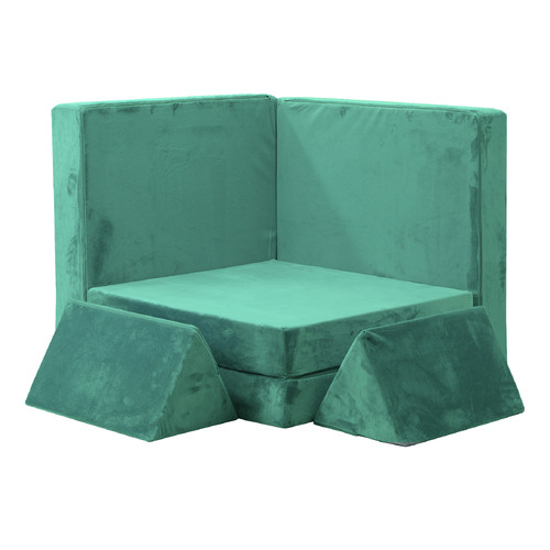 LivingFusion 4 Piece Kids' Tillie Modular Play Sofa Set | Temple & Webster