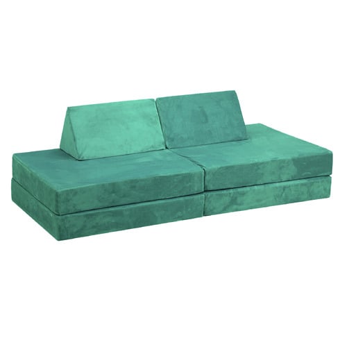 LivingFusion 4 Piece Kids' Tillie Modular Play Sofa Set | Temple & Webster